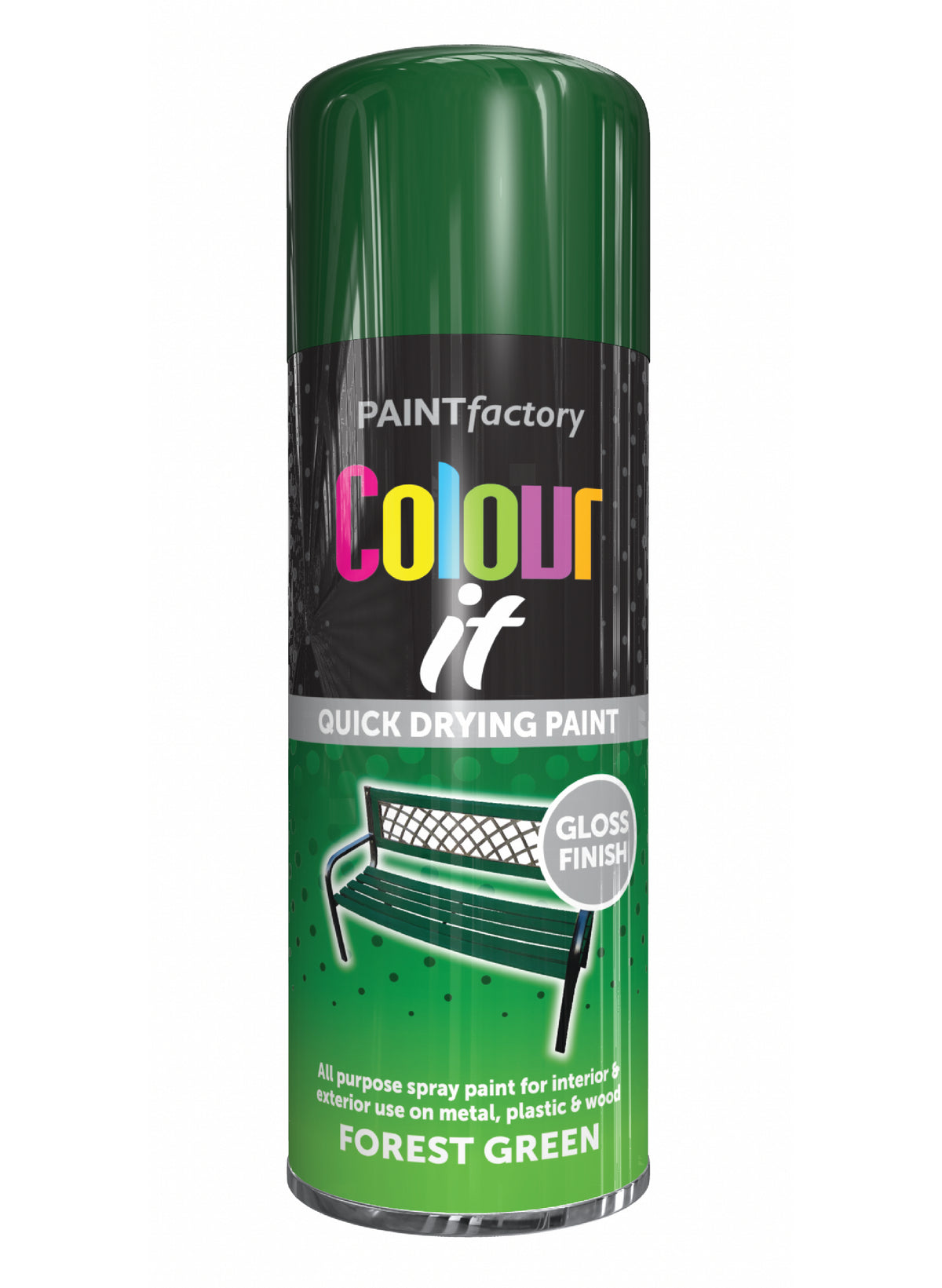 Spray Paint Gloss Forest Green 400ml — JMart Warehouse