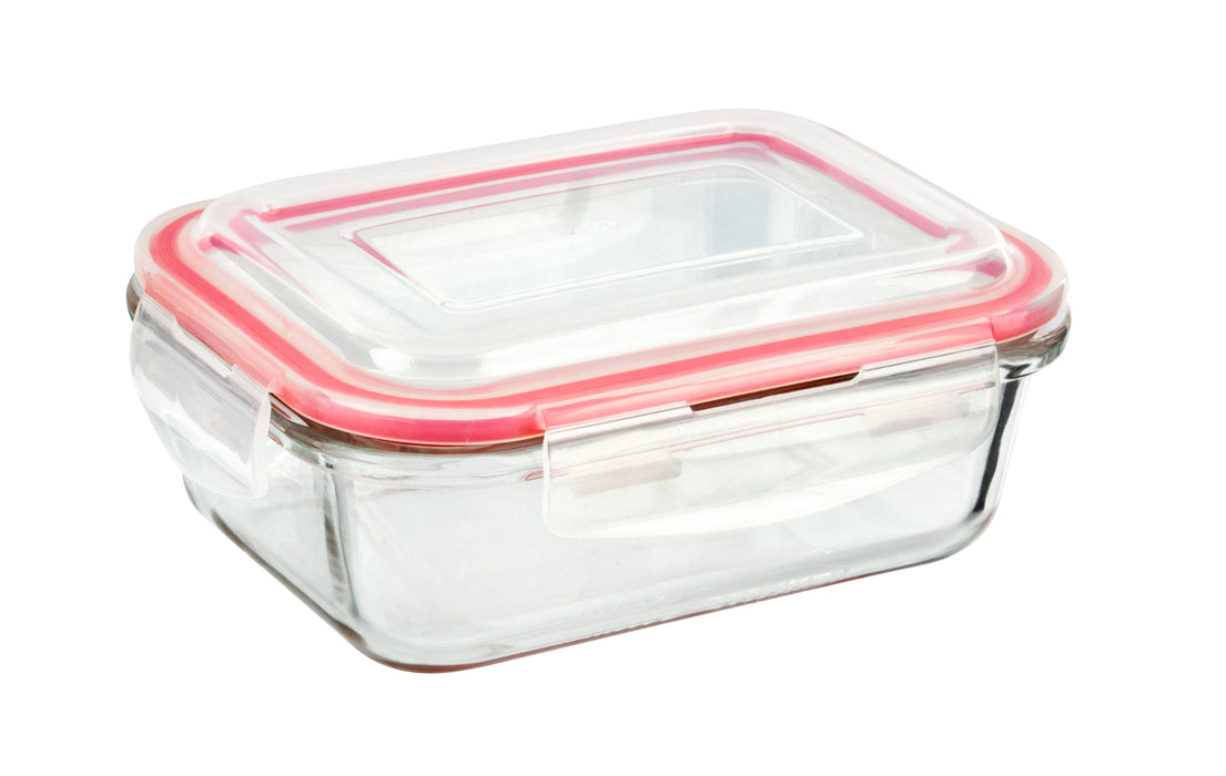 Glass Clip Lock Container 620ml — JMart Warehouse