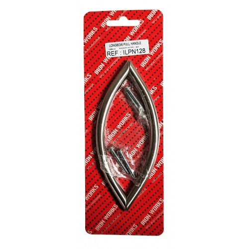Longbow Pull Brushed Nickel 128mm — JMart Warehouse