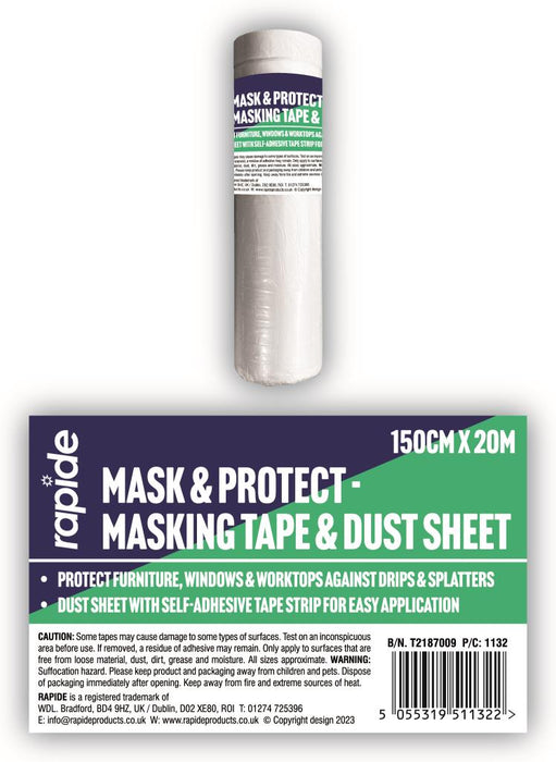 Masking Tape & Dust Sheets — JMart Warehouse
