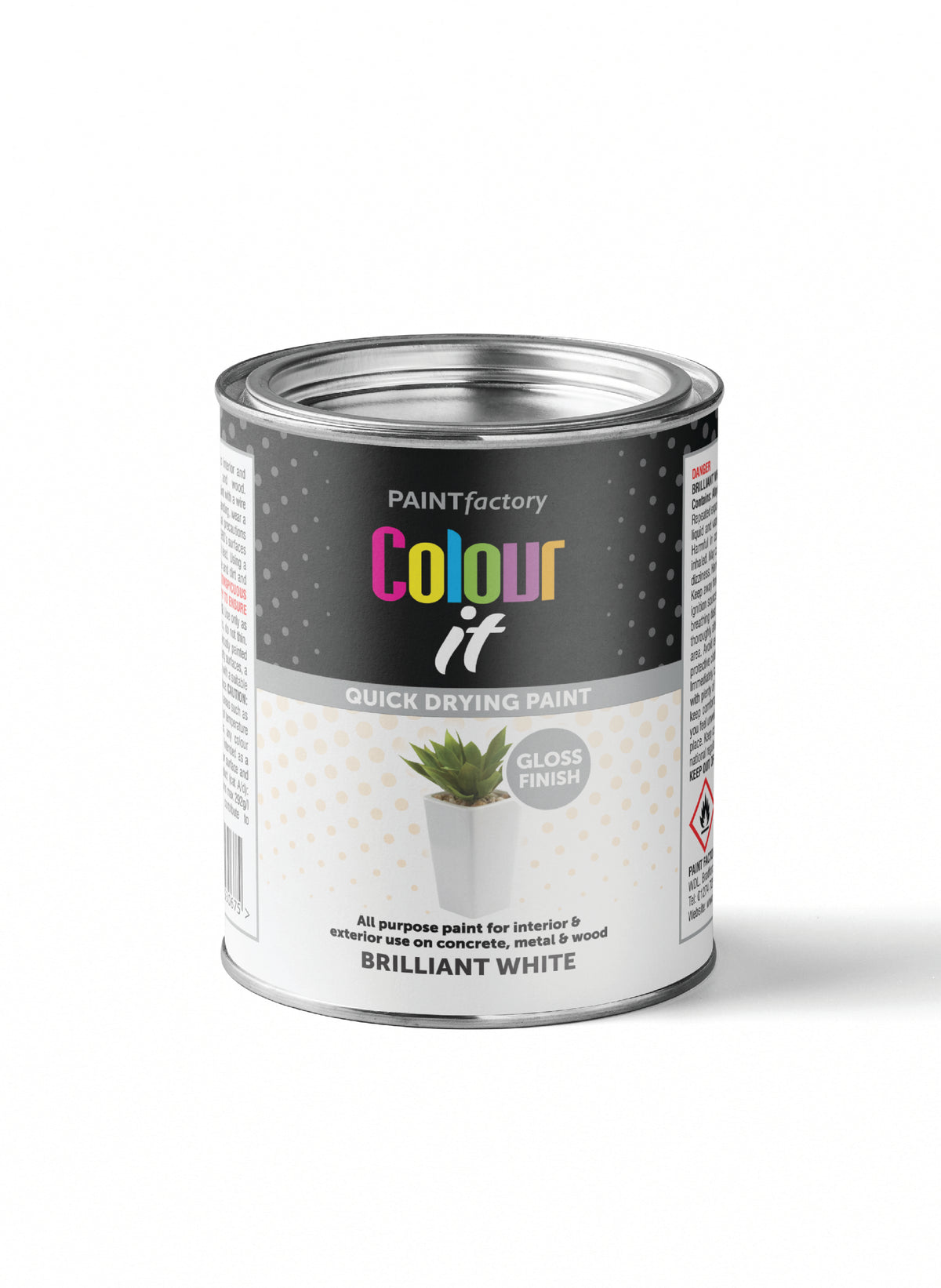 Paint Tin Gloss White 300ml — JMart Warehouse