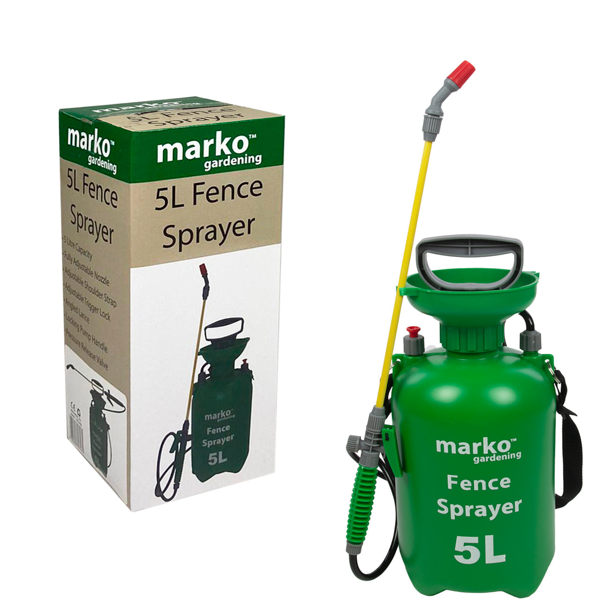Fence Pressure Sprayer 5L — JMart Warehouse
