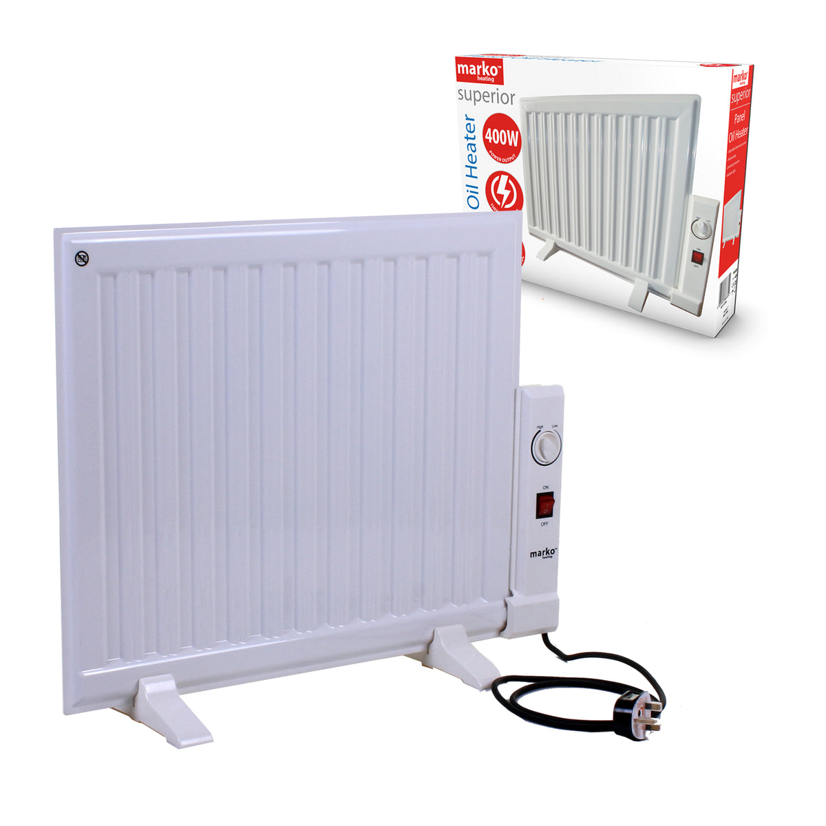 400W Oil Filled Panel Radiator — JMart Warehouse