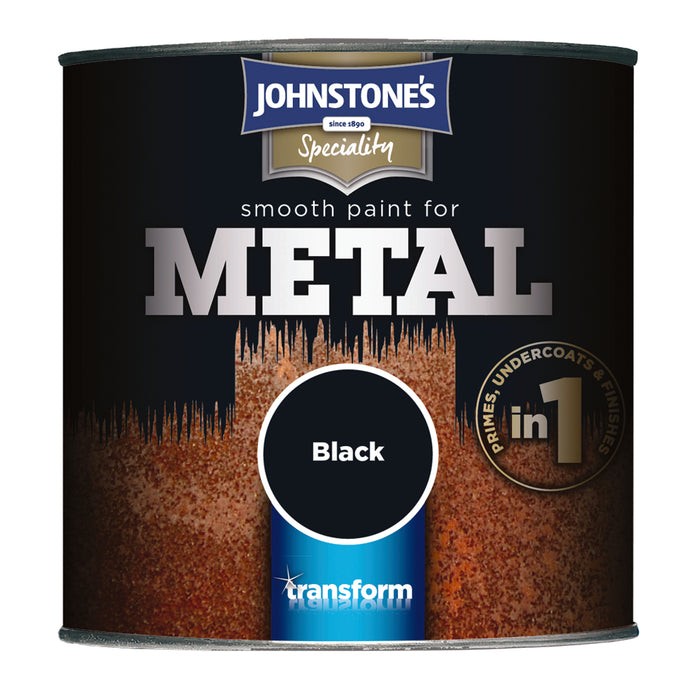 Johnstone's Smooth Metal Black 250ml — JMart Warehouse
