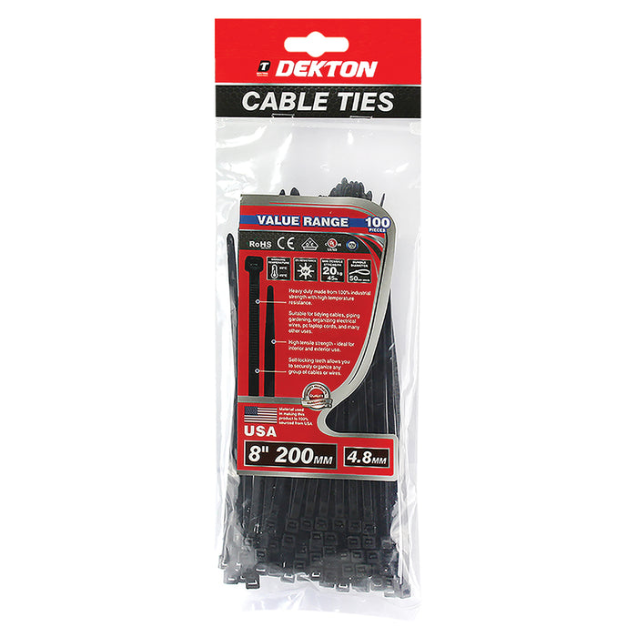 Cable Ties 200mm 100pc — JMart Warehouse