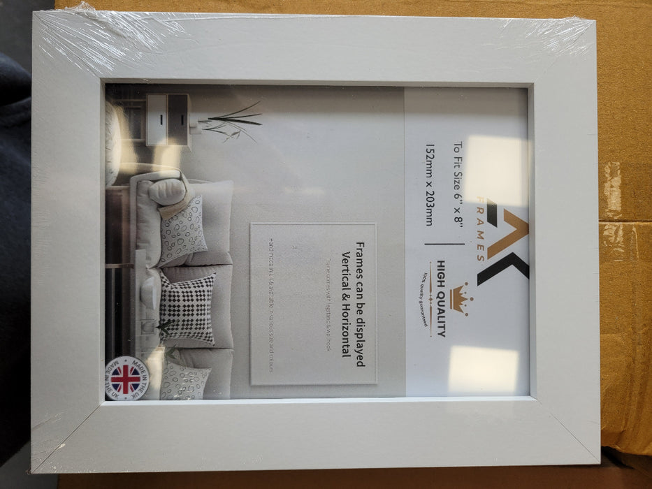 NDS 8x6 White Photo Frame — JMart Warehouse