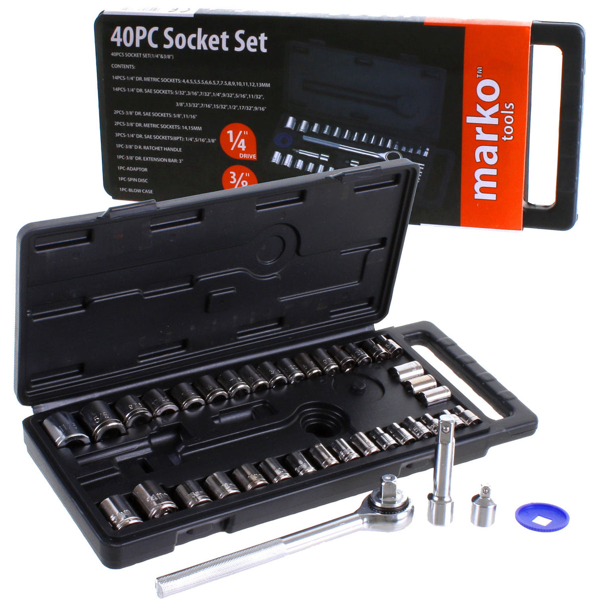 40PC Socket Set — JMart Warehouse